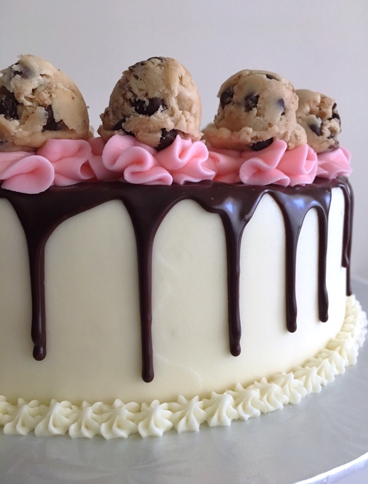 Chocolate Cake With Edible Cookie Dough Michelle Korne Bakes